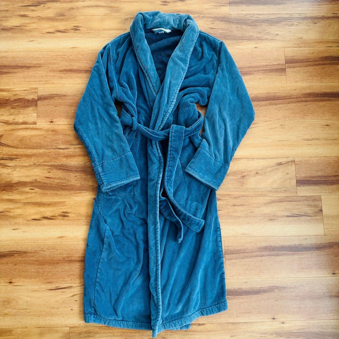 Vintage Victoria's Secret Terry Cloth Bath Robe Turkish Cotton Plush XS ...