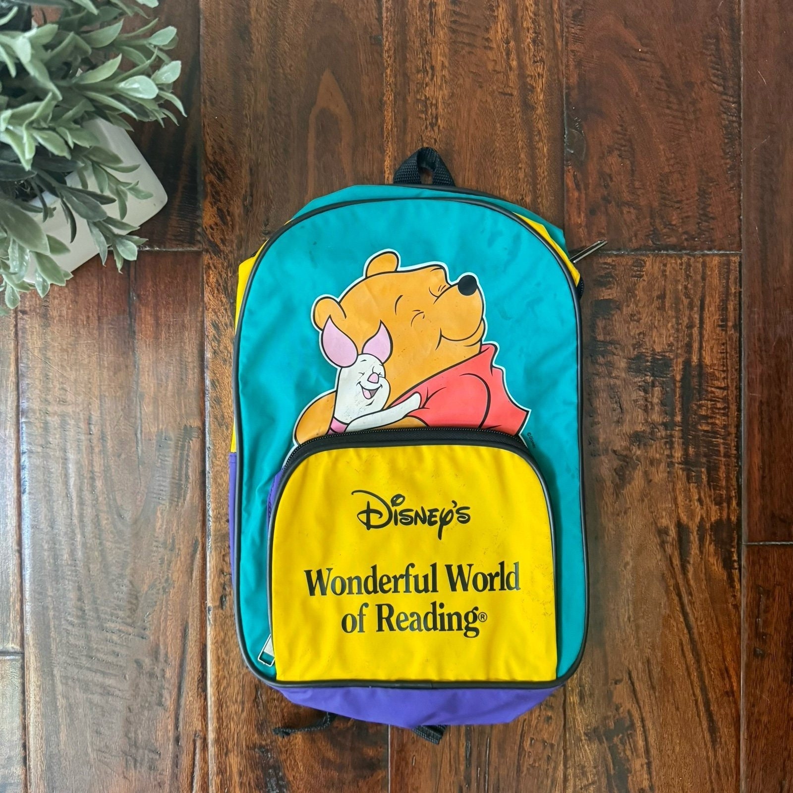 Winnie the Pooh Childrens Backpack Disney Wonderful World of Reading ...
