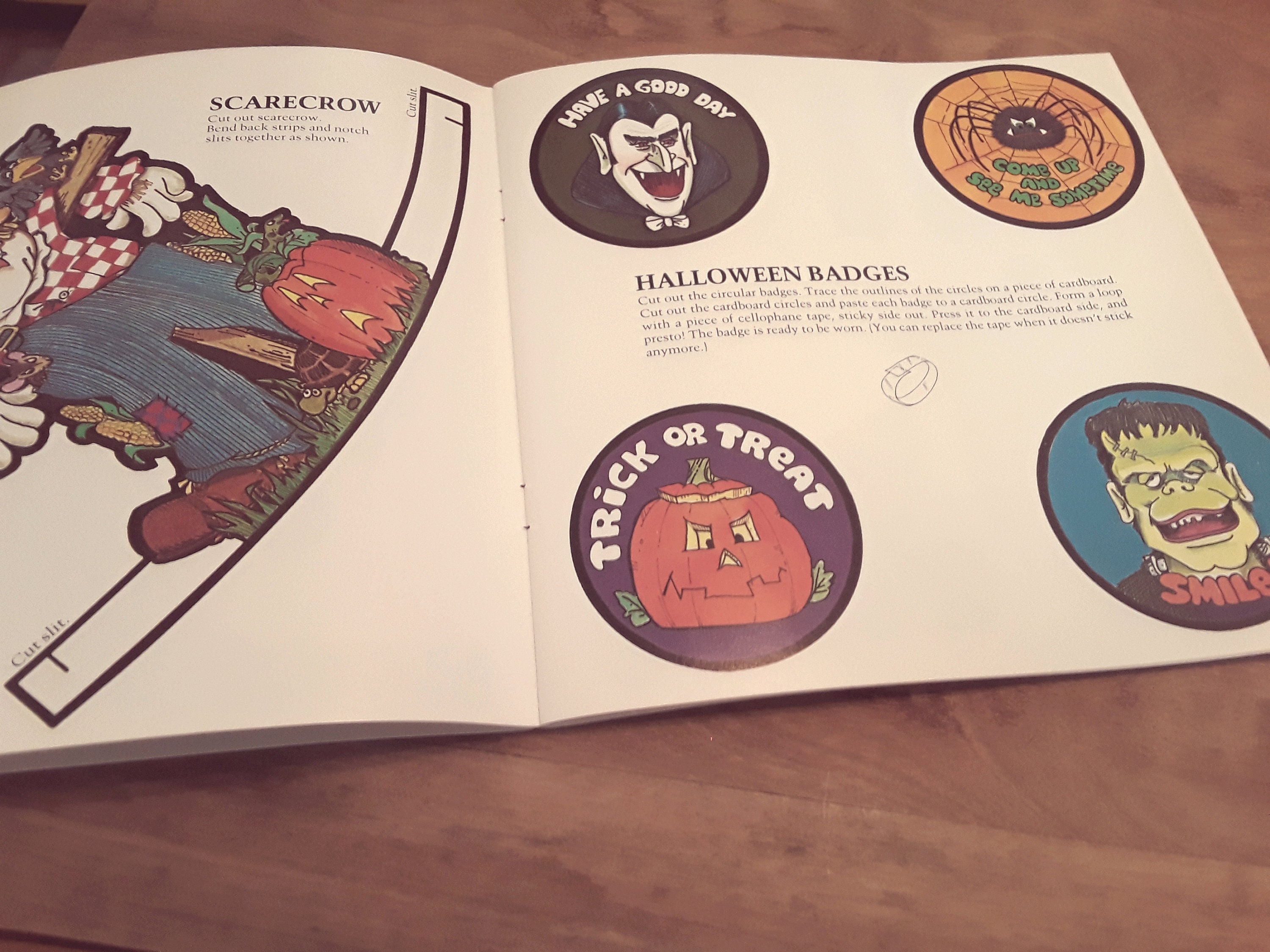 Vintage Cut Out Book, Halloween Decorations Cut-out Fun, Children's ...