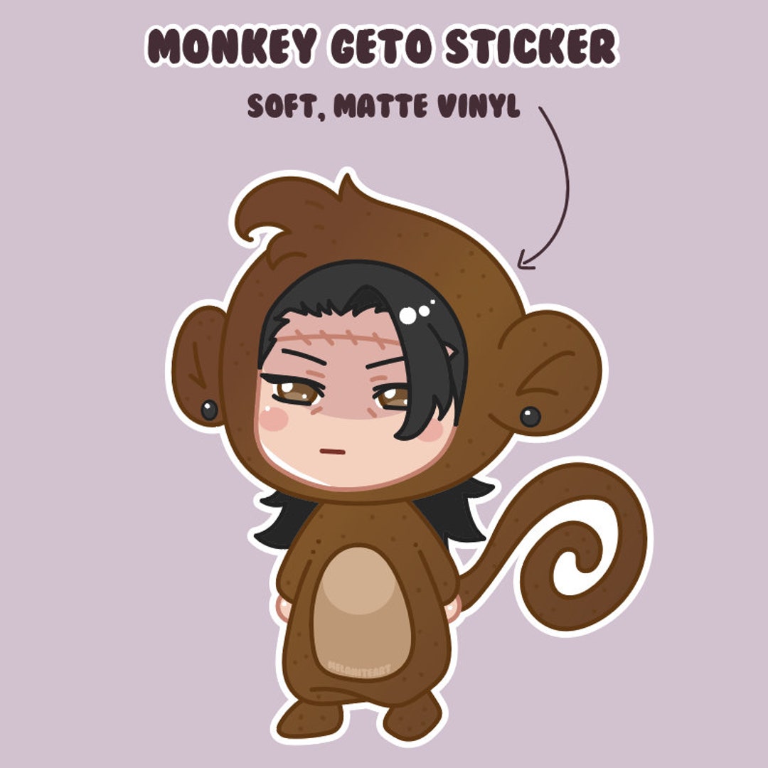 Monkey Geto Sticker - Etsy