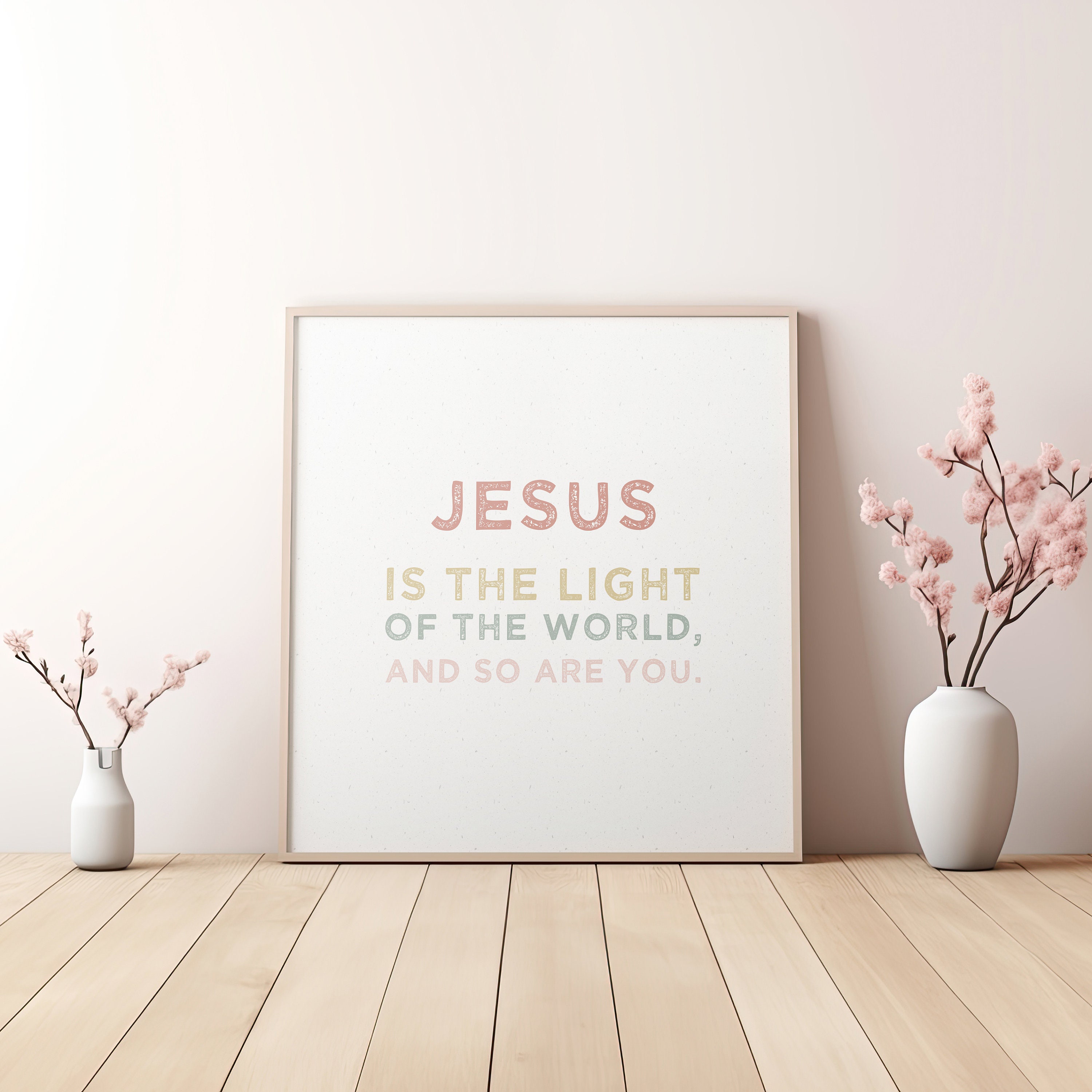 Christian Affirmations Bundle, Kids Room Art, Playroom Wall Art ...