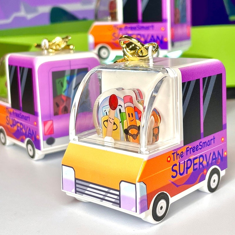 Bfdi Acrylic Keychains, - Etsy