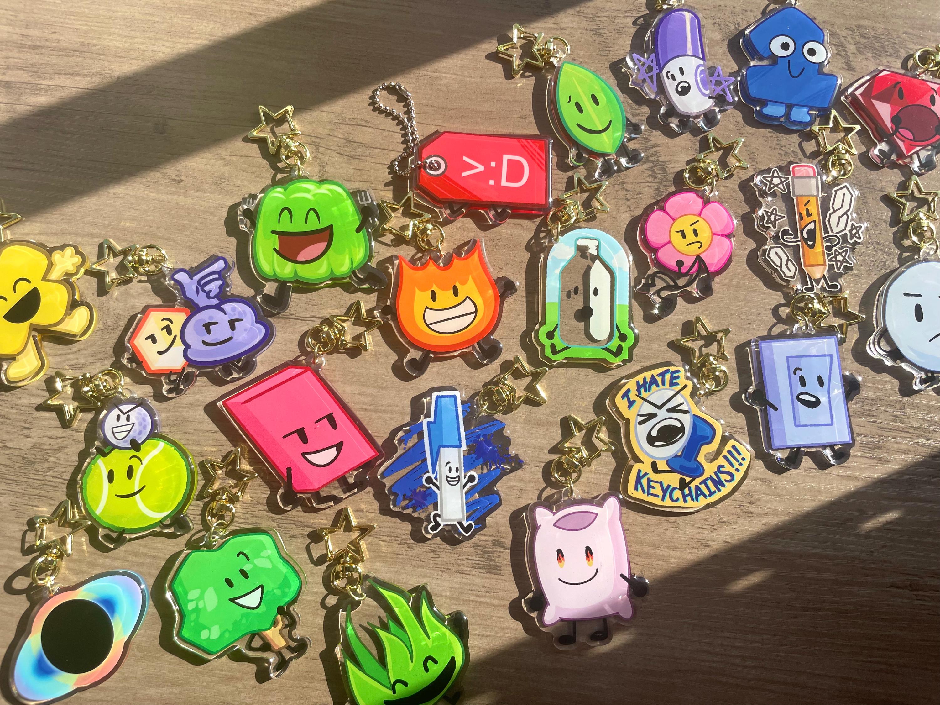 BFDI Keychain Mystery Bag - 2.5" Double-sided No-dupes - Etsy