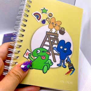 BFDI Reusable Sticker Book (four, X, Two) - Etsy