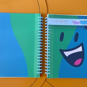 Book Spiral Notebook! (BFDI, BFDIA, TPOT) A5 Size, Blank Journal ...