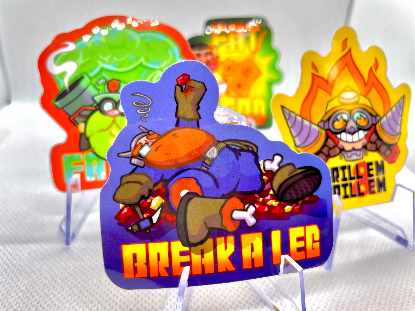 2.5" Vinyl Sticker - Deep Rock Galactic Classes (gunner, Driller, Scout ...