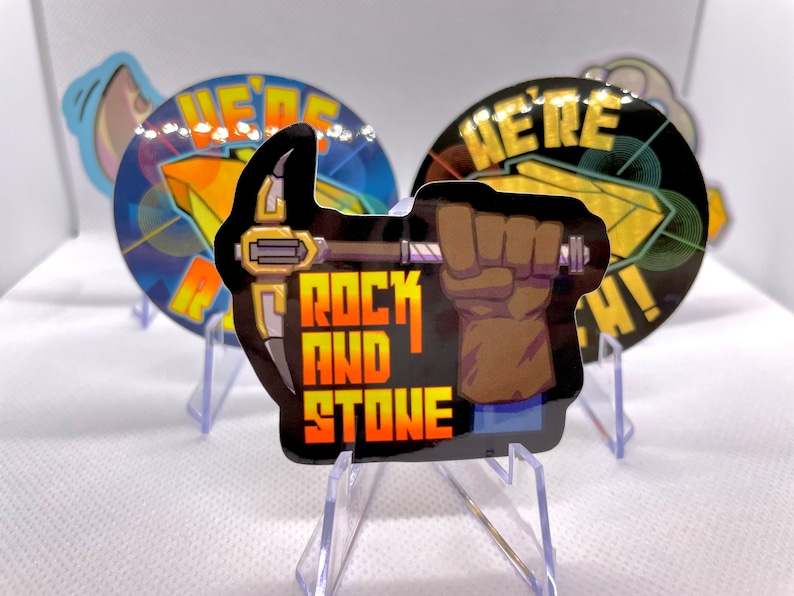 2.5 Vinyl Stickers Deep Rock Galactic Rock and Stone - Etsy