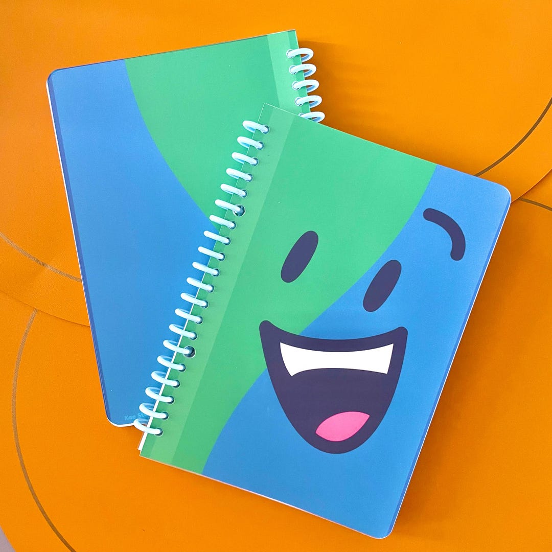 Book Spiral Notebook! (BFDI, BFDIA, TPOT) A5 Size, Blank Journal ...