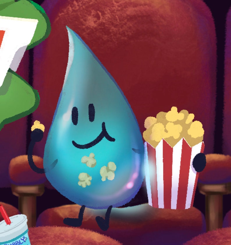 BFDI X Inanimate Insanity "Out to the Theater" Poster Druck (11 "x17 ...