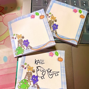 BFDI Sticky Note Pad - Two, Four, X (50 Sheets, 2.75 " X 2.75") - Etsy