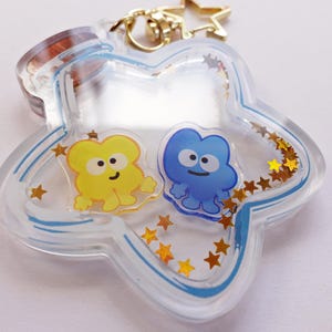 Four & X Star Bottle - BFDI - Shaker Keychain - 2.5" - Etsy