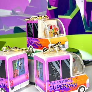 The Freesmart Super Van 3D Keychain - BFDI 2.2" - Pencil, Ruby, Match ...