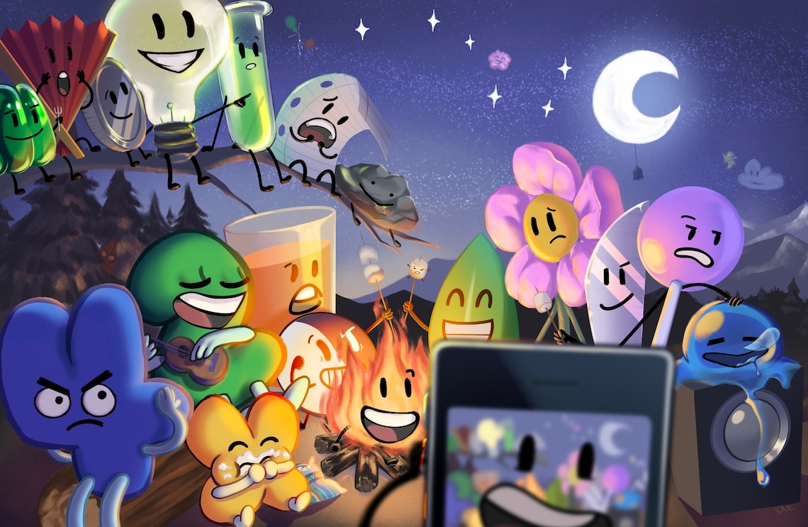 BFDI Three Print Discounted Bundle 11 X 17 Posters - Etsy