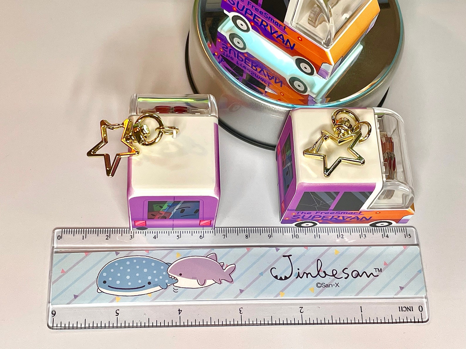 The Freesmart Super Van 3D Keychain BFDI 2.2 Pencil, Ruby, Match, Ice ...