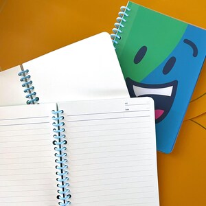Book Spiral Notebook! (BFDI, BFDIA, TPOT) A5 Size, Blank Journal ...