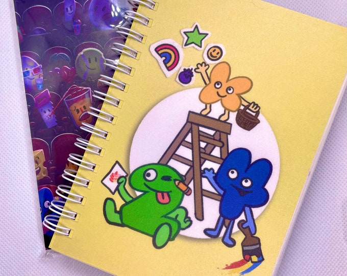 BFDI Reusable Sticker Book (four, X, Two) - Etsy
