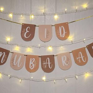 Black PRINTABLE DIGITAL Eid Mubarak Banner - Ramadan Eid Decor ...