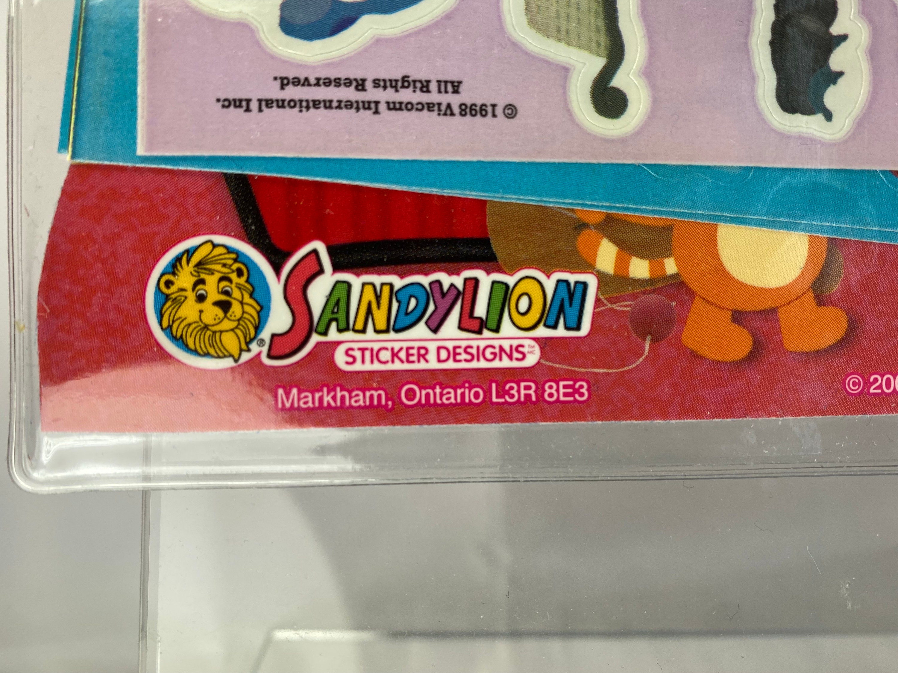 Sandylion 2003 Blue's Clues Nickelodeon Sticker Book Album TOTE W/over ...