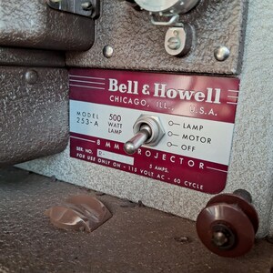 1950's Bell & Howell 9mm Film Projector, Model 235A - Etsy