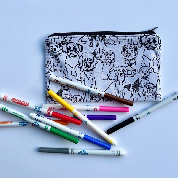 Coloring Fabric With Pencils - Etsy