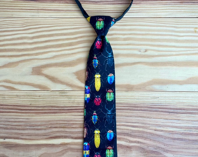 Boy's Tie - Bug Tie - Bugs - Pre Tied Tie - Boy's Necktie - Boy's Neck ...