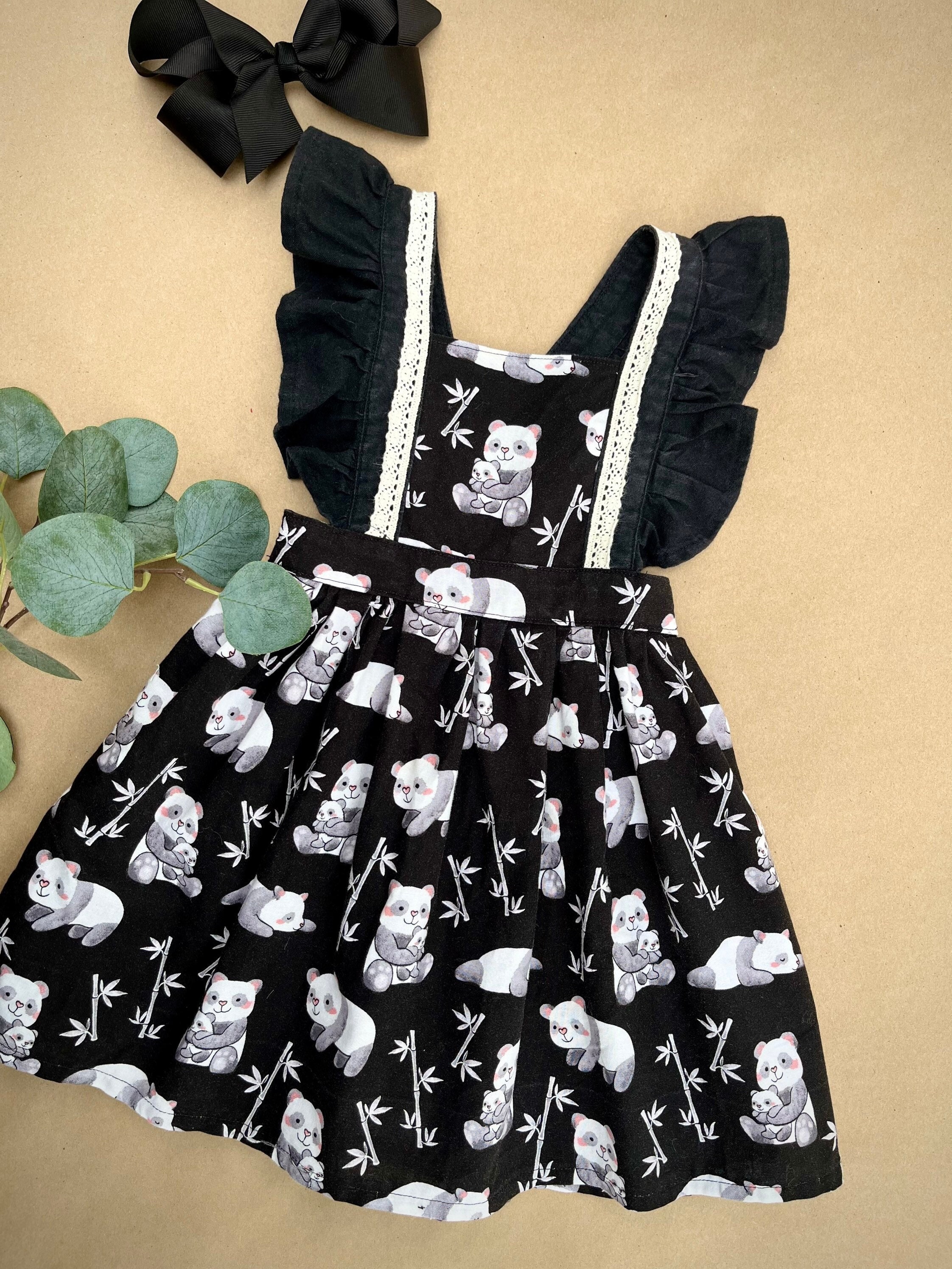 Panda Dress for Girl, Panda Bear Gifts for Girl, Panda Outfit for ...