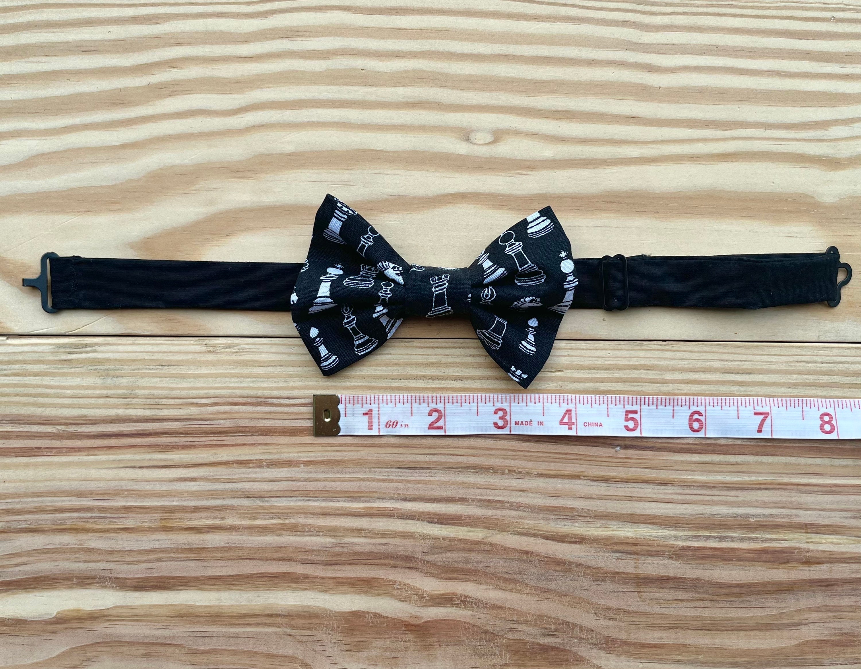 Chess Tie for Boy, Bow Tie for Chess Player, Chess Tournament Apparel ...