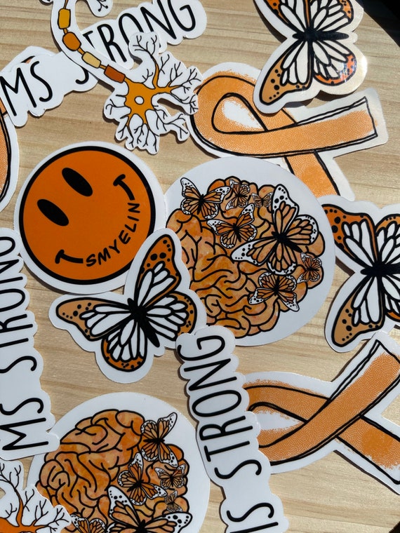 Multiple Sclerosis MS Awareness Myelin Nerve Sticker Vinyl Decal for ...