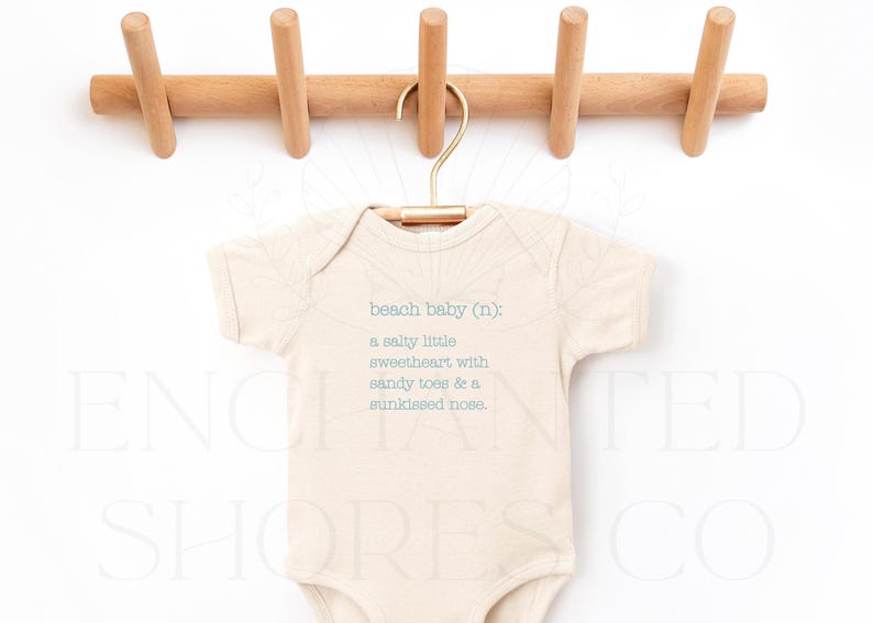 Beach Baby Bodysuit, Coastal Baby Outfit, Neutral Baby Shower Gift ...