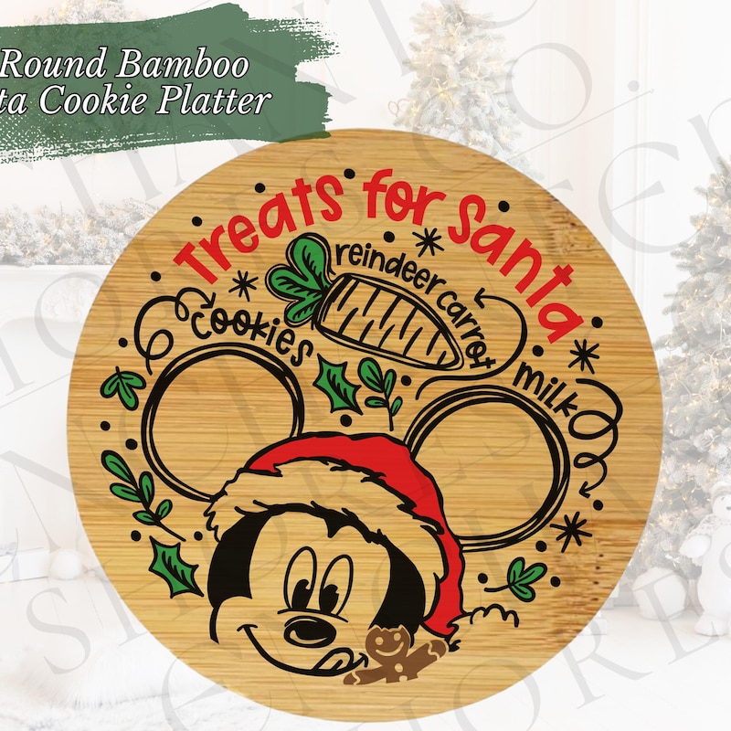 Santa Tray - Etsy