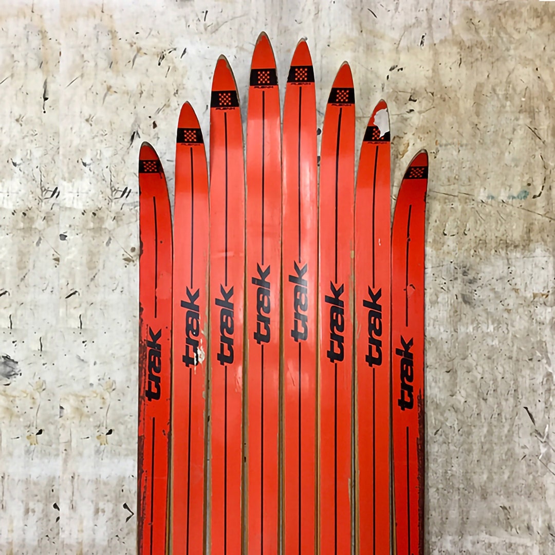 Made-to-order Cross Country Ski Chair Vintage Orange Traks - Etsy