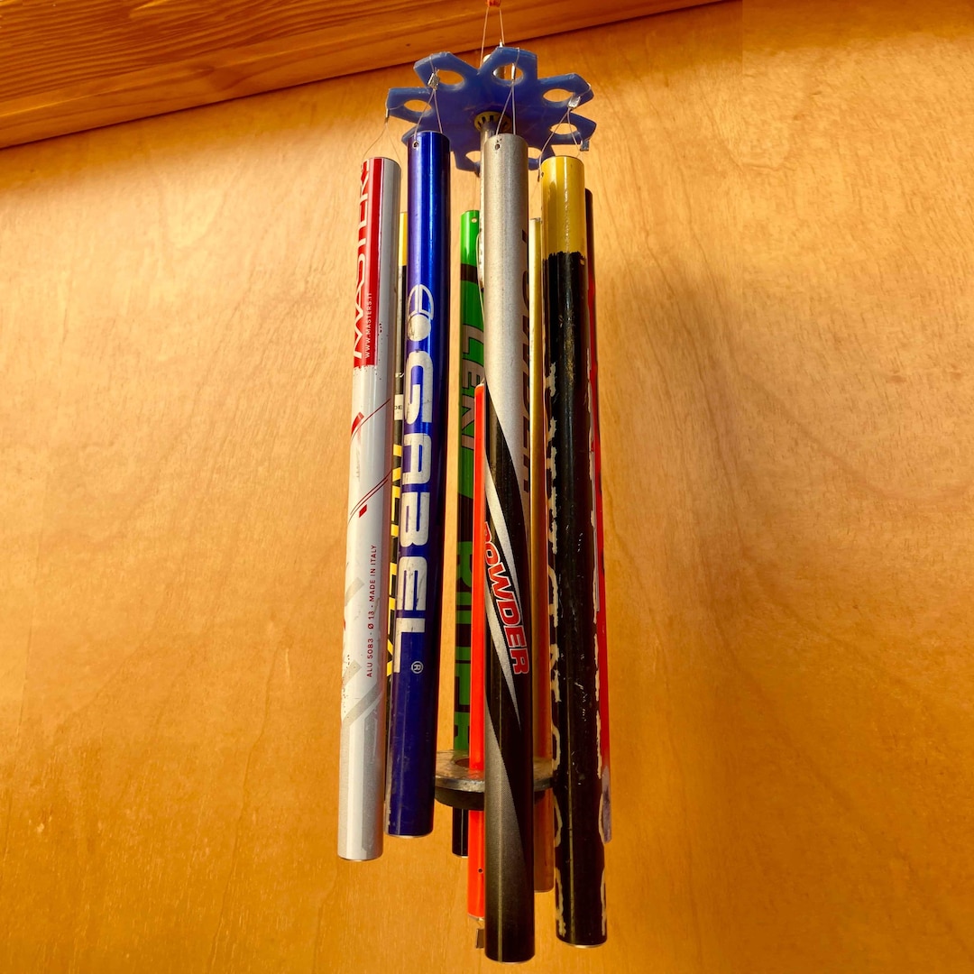 8-pipe Downhill Alpine Ski Pole Wind Chime – Colorfest - Etsy