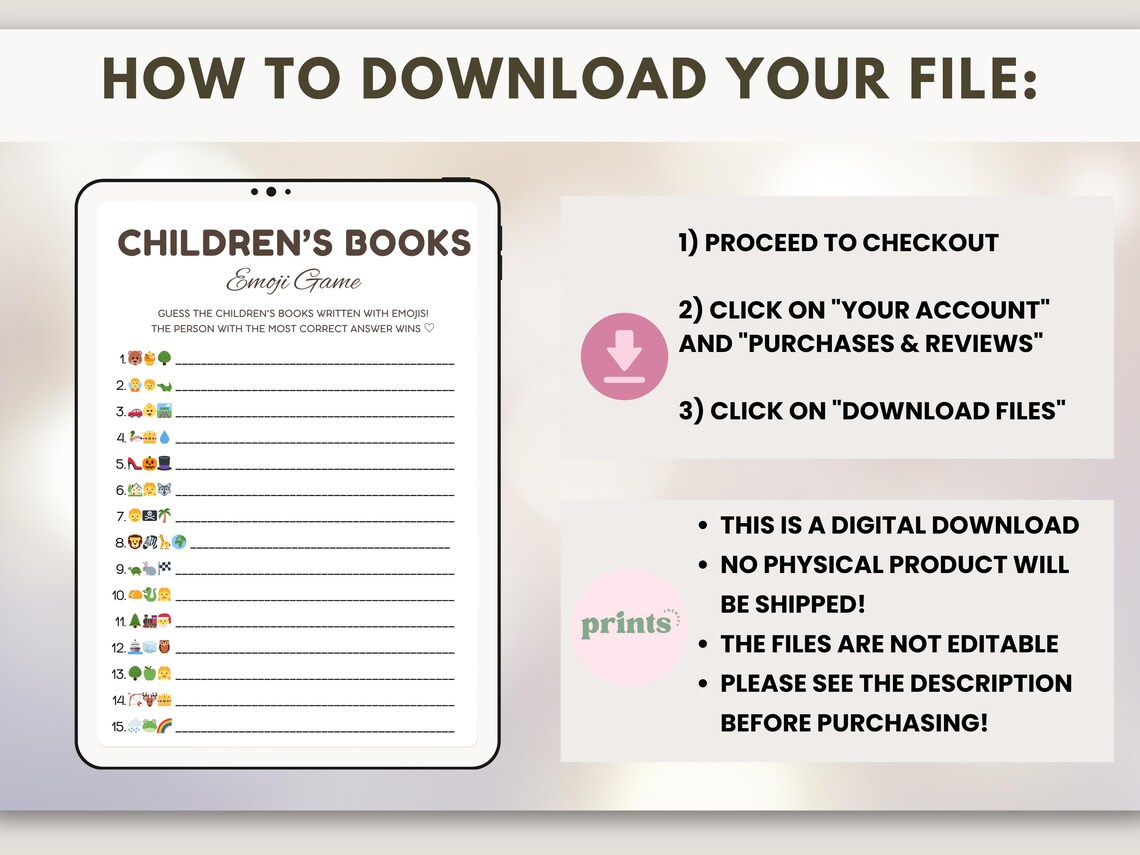 Children's Book Emoji Pictionary, Blue Boy Baby Shower Emoji Game ...