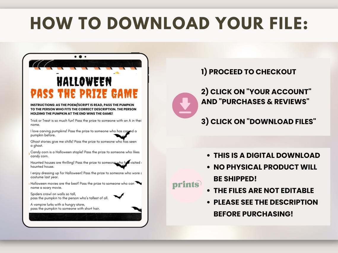 Pass the Pumpkin Game, Halloween Pass the Prize Game, Kids Teens Adults ...