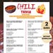 Chili Cook off Trivia, Chili Game, Chili Competition, Chili Trivia ...