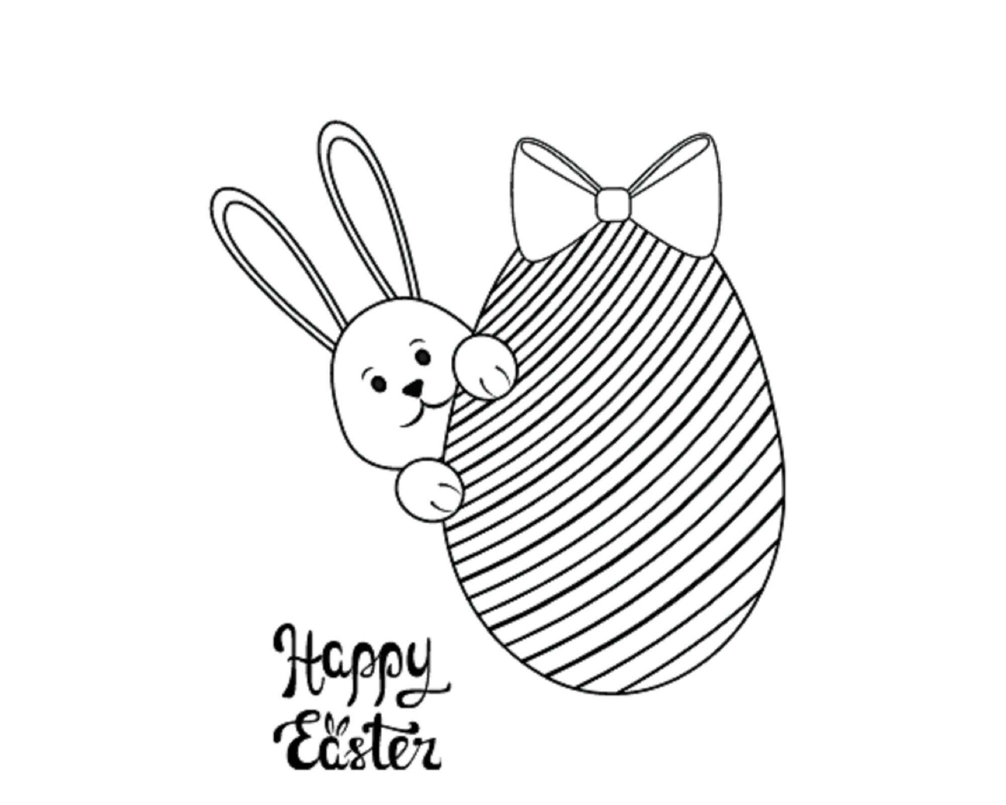 60 Easter Coloring Pages- Digital Download -coloring Book Pages- Adult ...