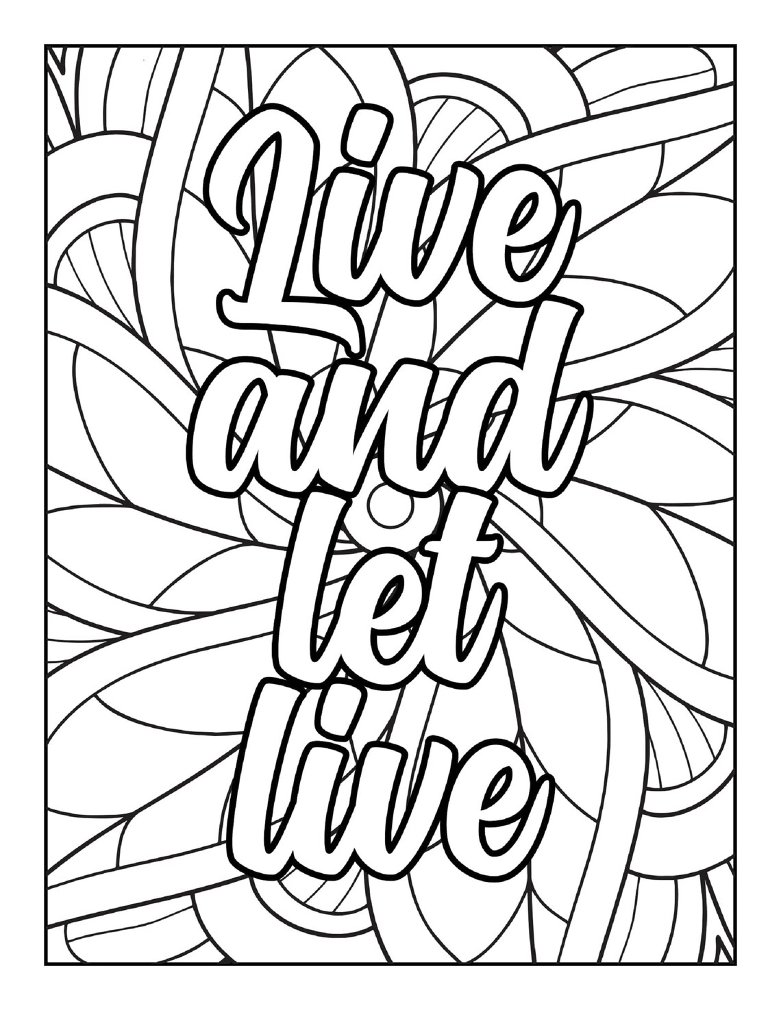 60 Inspirational Quotes Printable Coloring Pages- Digital Download ...