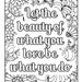 40 Inspirational Quotes Printable Coloring Pages- Digital Download ...