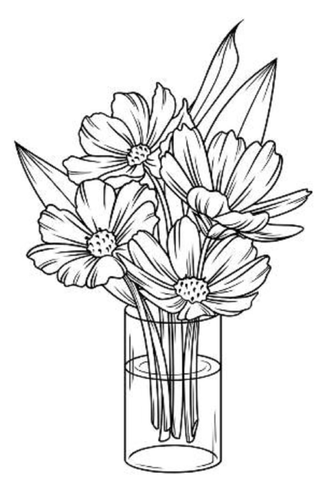 46 Flower Printable Coloring Pages-floral Coloring- Digital Download ...