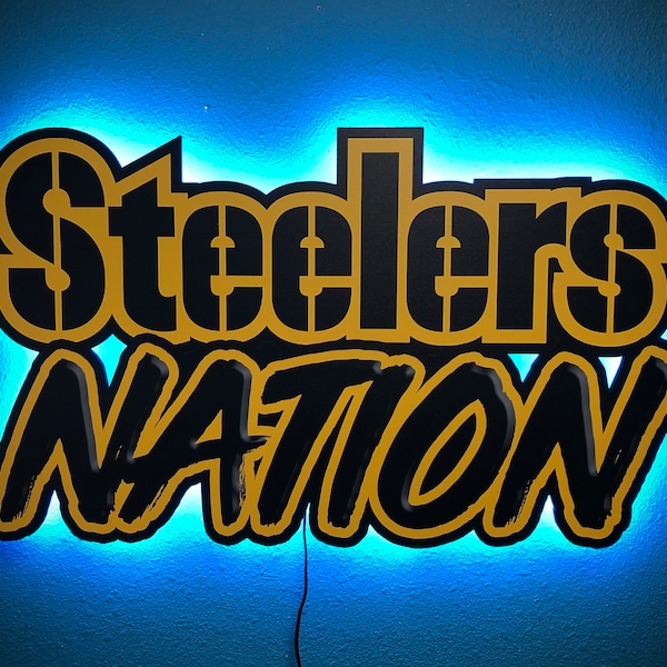 Steelers Vertical Sign - Etsy