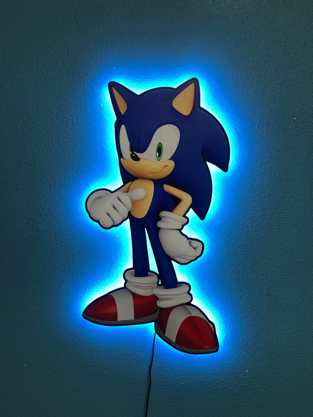 Personalized Custom Sonic the Hedgehog Nameplate / Uv Printed - Etsy