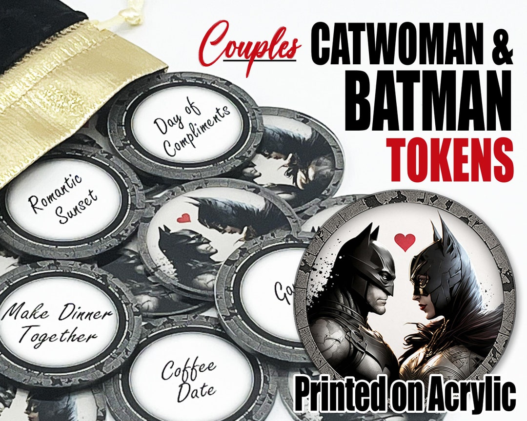 LOVE TOKENS SUPERHERO Themed Coins Valentine Day Gift for - Etsy
