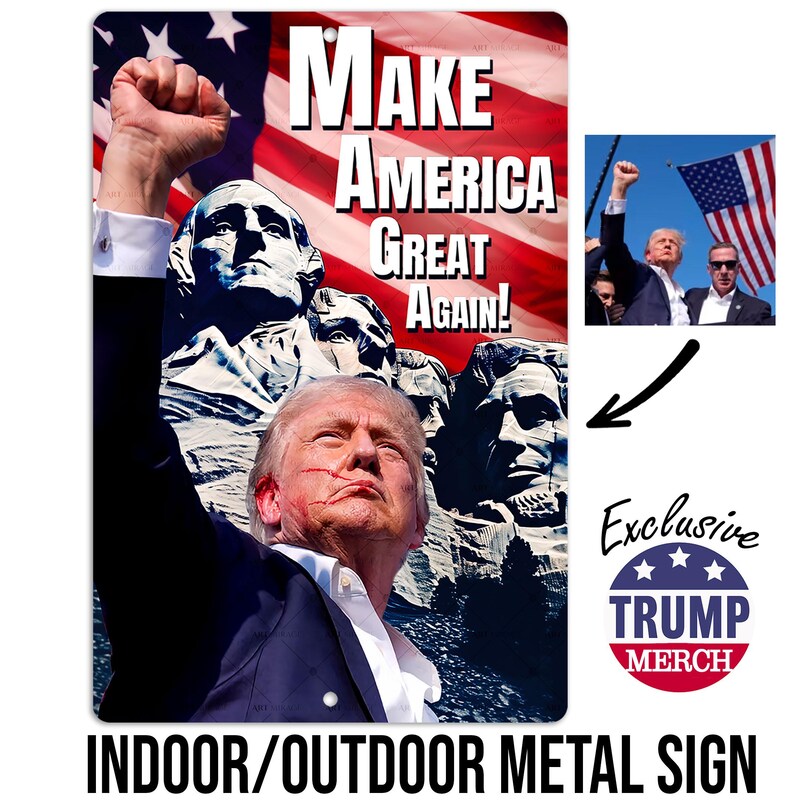 Trump Metal Signs - Etsy