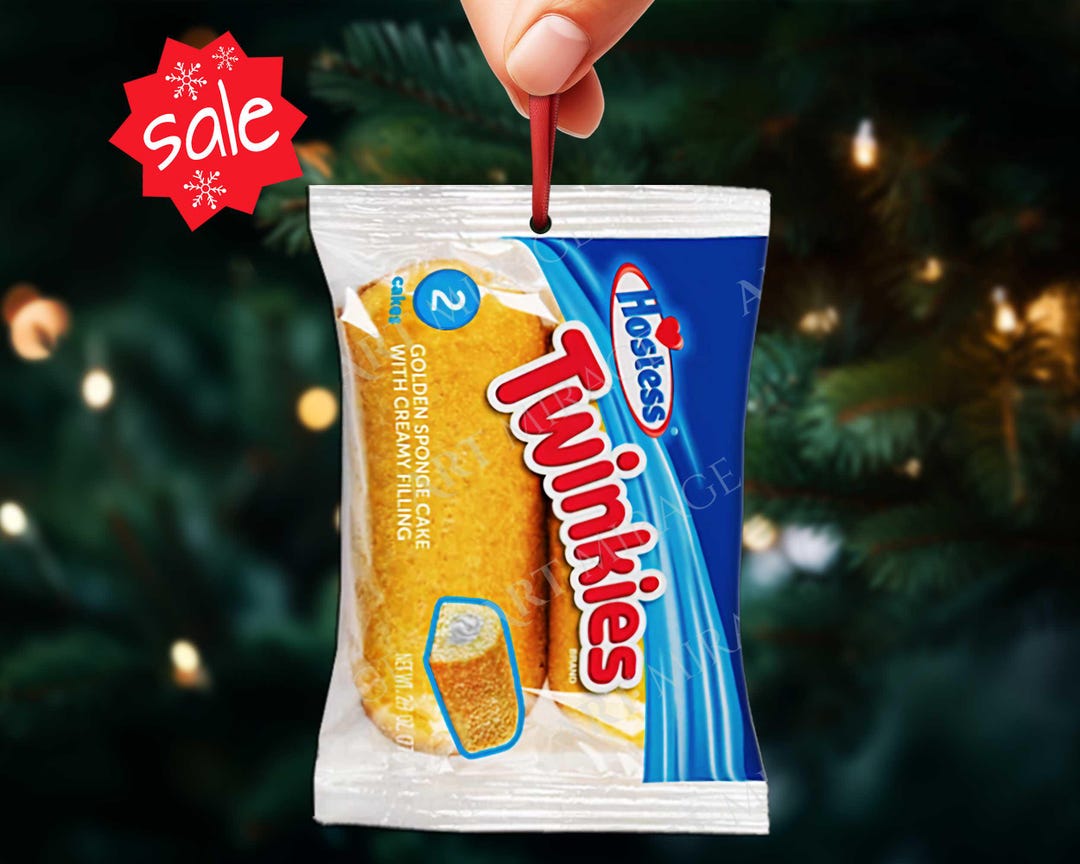 FOOD Ornament TWINKIES Funny Holiday Decor Unique Christmas Tree ...