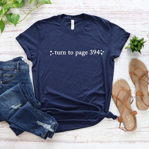 Turn to Page 394 Shirt, Turn to Page Bookmark - Etsy