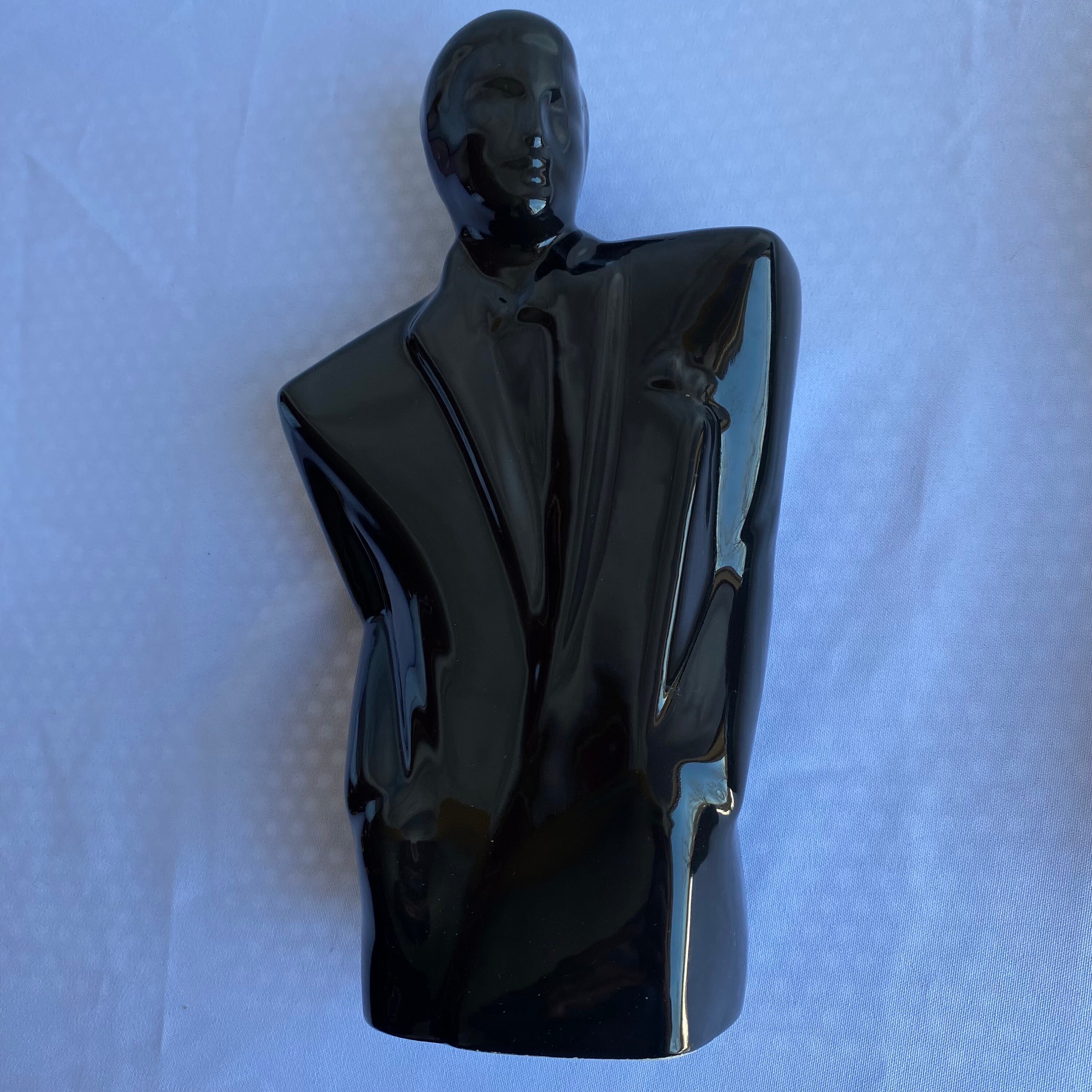 Vintage Art Deco Revival 1980s Style Man Woman Couple Ceramic Lindsey B ...