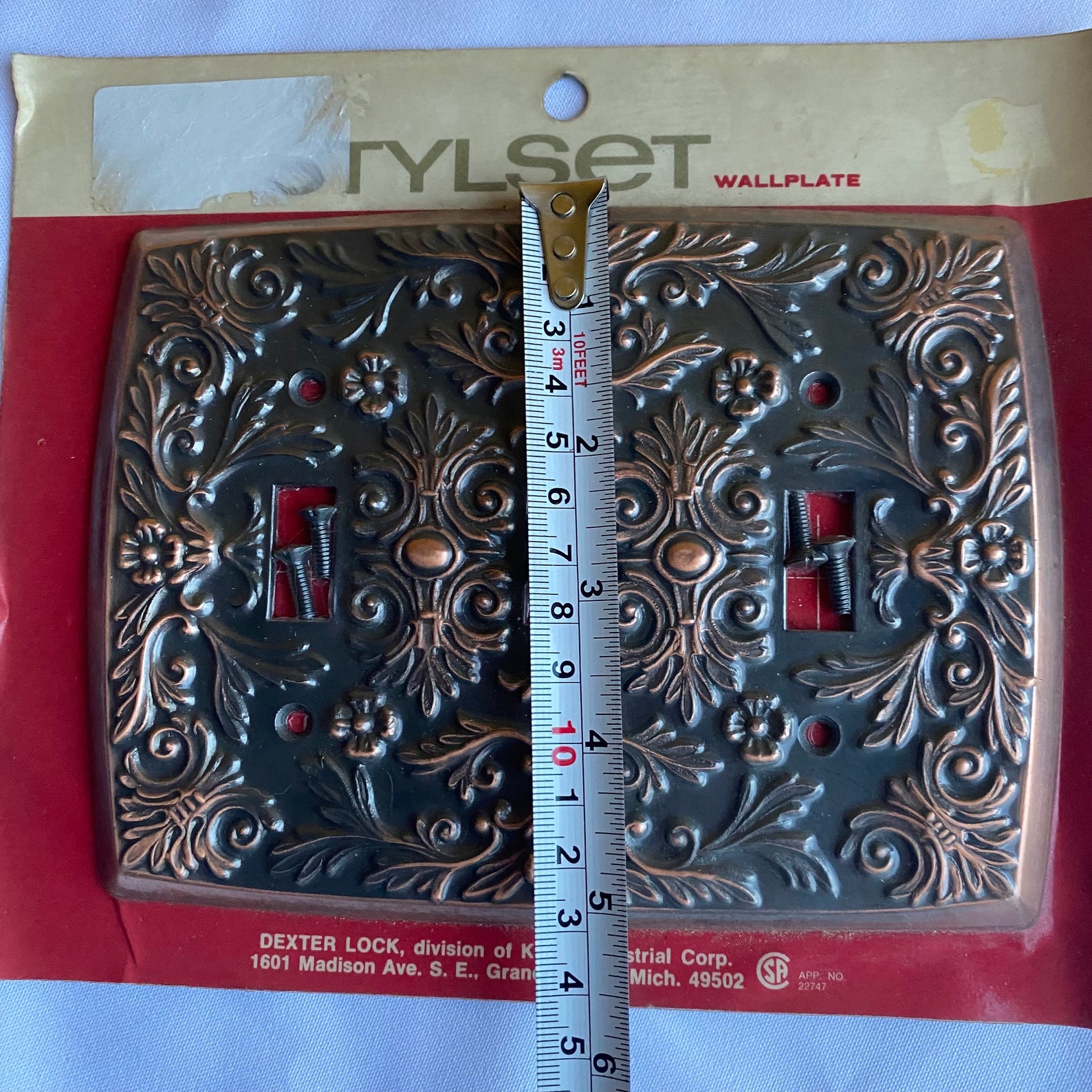 Never Open New Old Stock Dexter Lock Co Antique Bronze Stylset Outlet ...