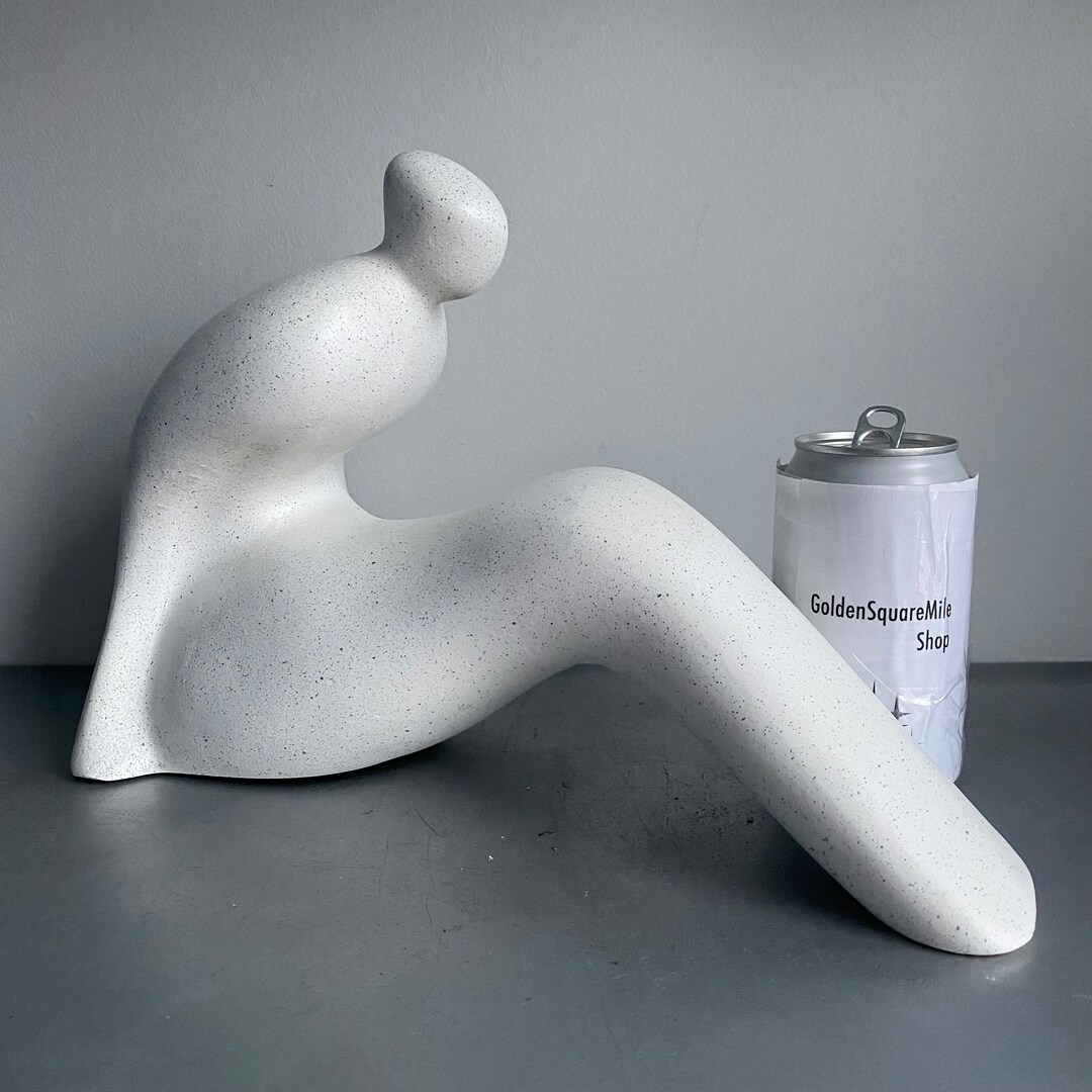 Vintage Modern Modernist 80s Large Ceramic Art Figurine Minimalist ...