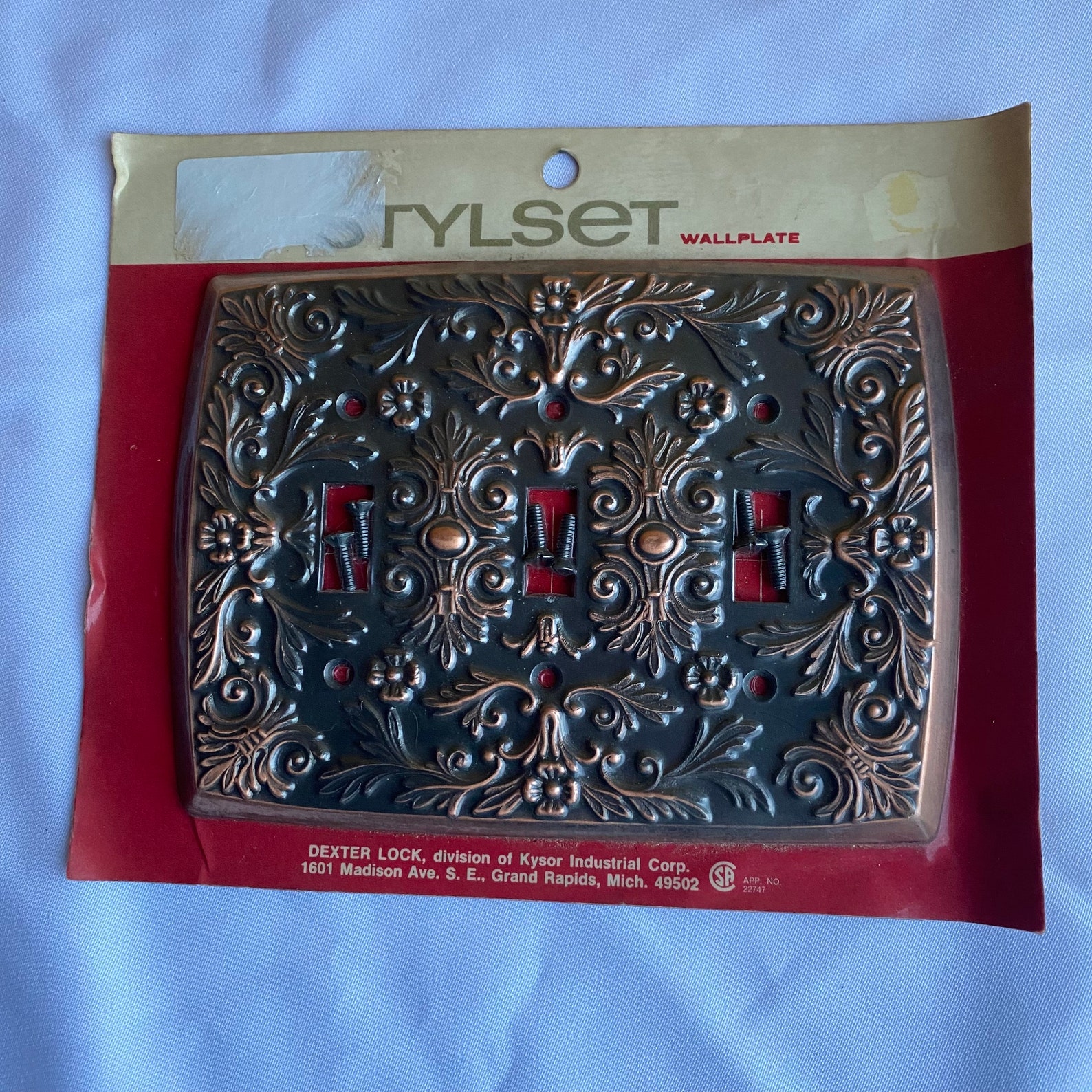 Never Open New Old Stock Dexter Lock Co Antique Bronze Stylset Outlet ...