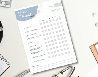Muslim Habit Tracker - Etsy